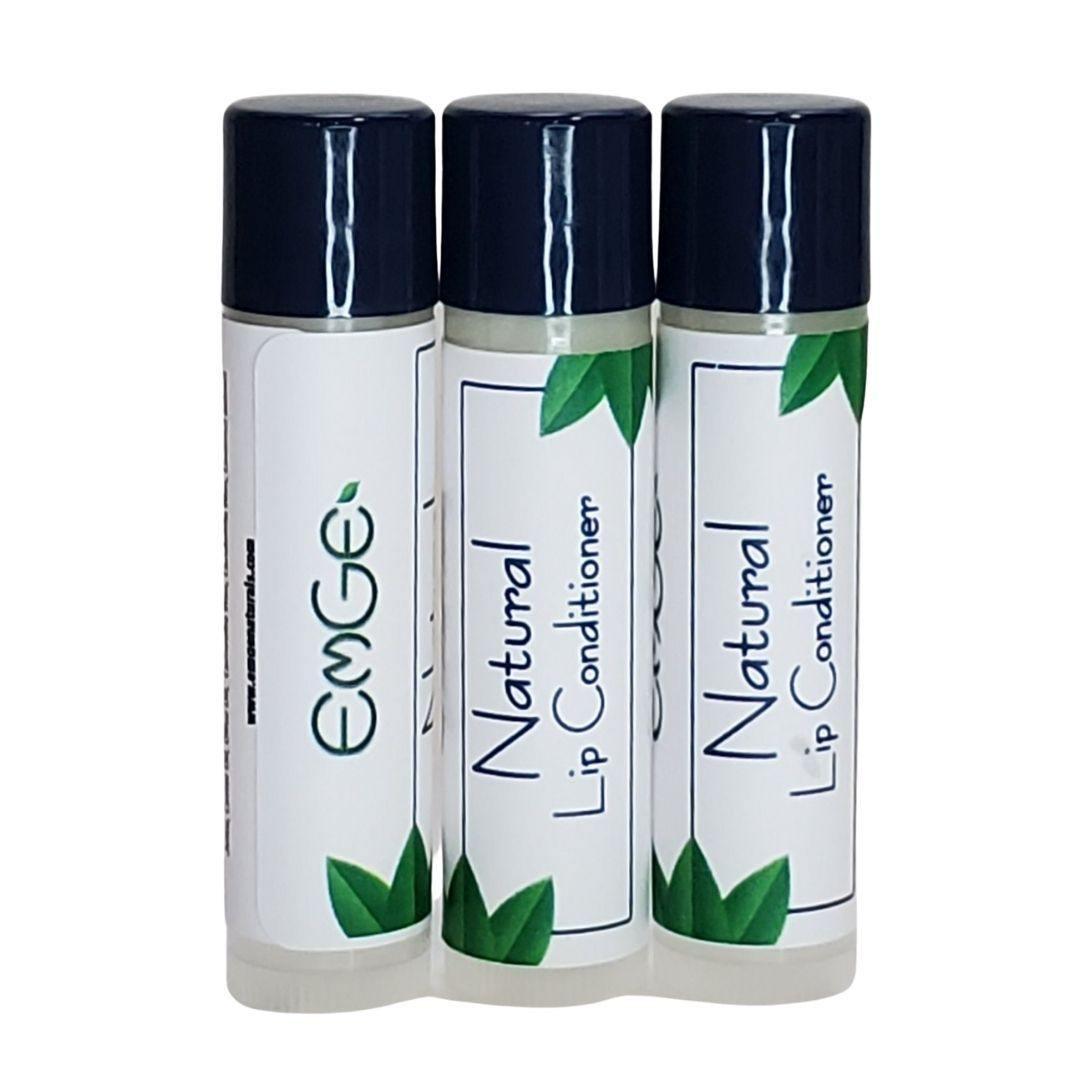 Natural Lip Conditioner 3-Pack – EmGe Naturals